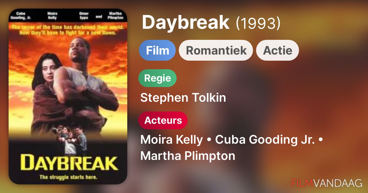 Daybreak (film, 1993) Nu Online Kijken - FilmVandaag.nl