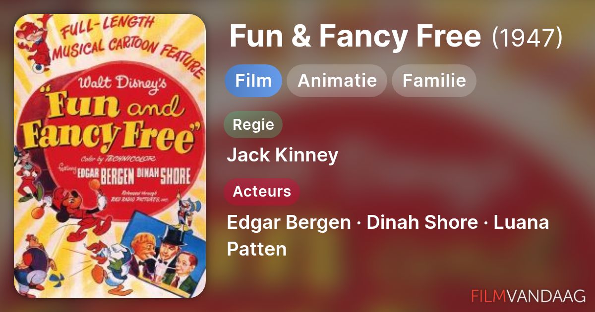 Fun & Fancy Free (film, 1947) - FilmVandaag.nl