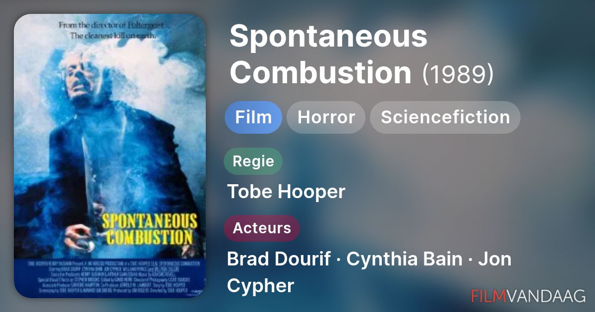 Spontaneous Combustion (film, 1989) - FilmVandaag.nl