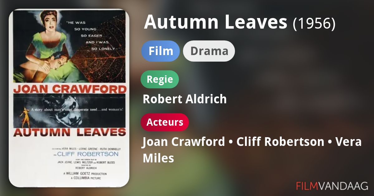 Autumn Leaves (film, 1956) - FilmVandaag.nl