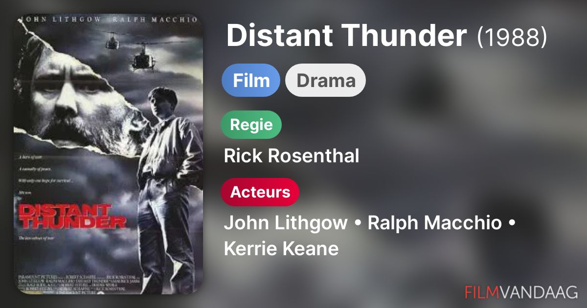 Distant Thunder (film, 1988) kopen op dvd of blu-ray - FilmVandaag.nl