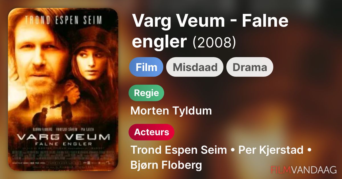 Varg Veum - Falne engler (film, 2008) - FilmVandaag.nl
