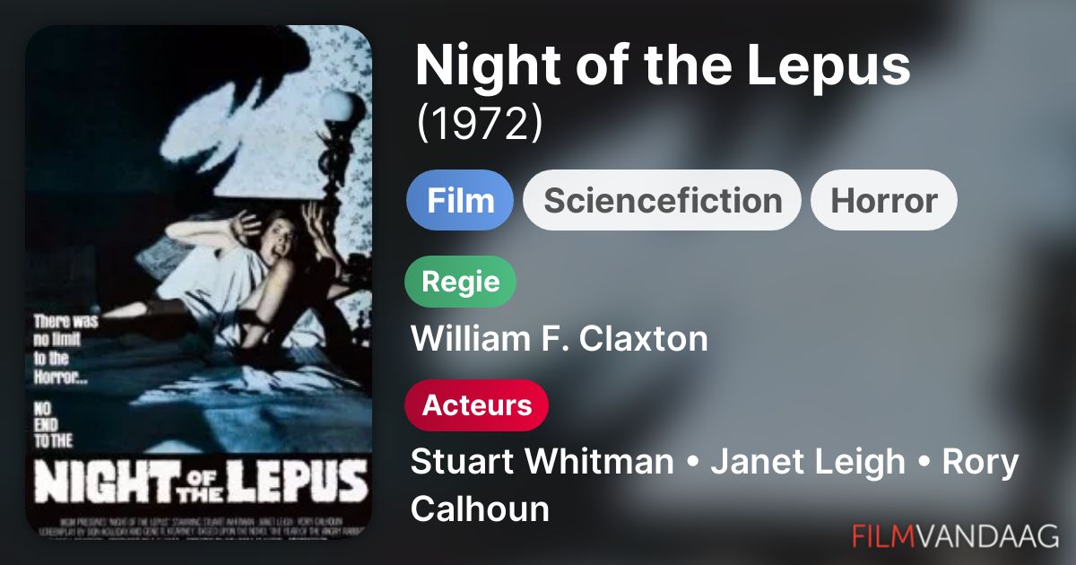 Night of the Lepus (film, 1972) - FilmVandaag.nl