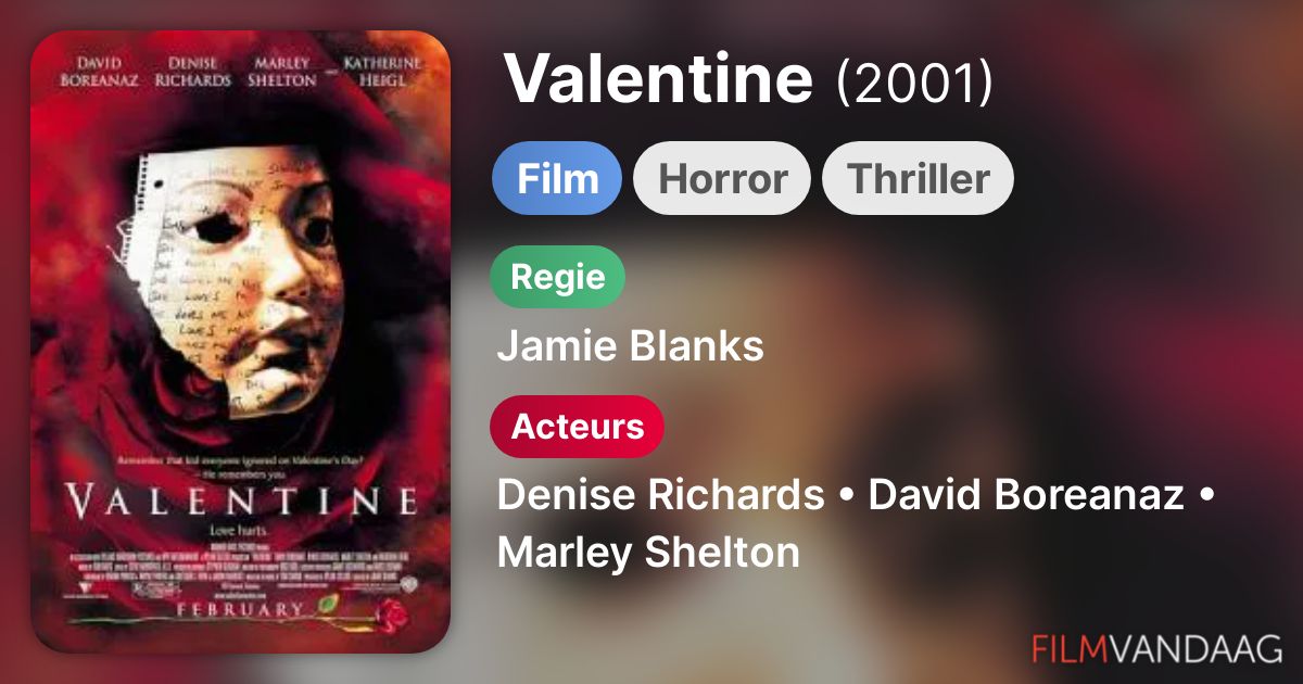 Valentine (film, 2001) - FilmVandaag.nl