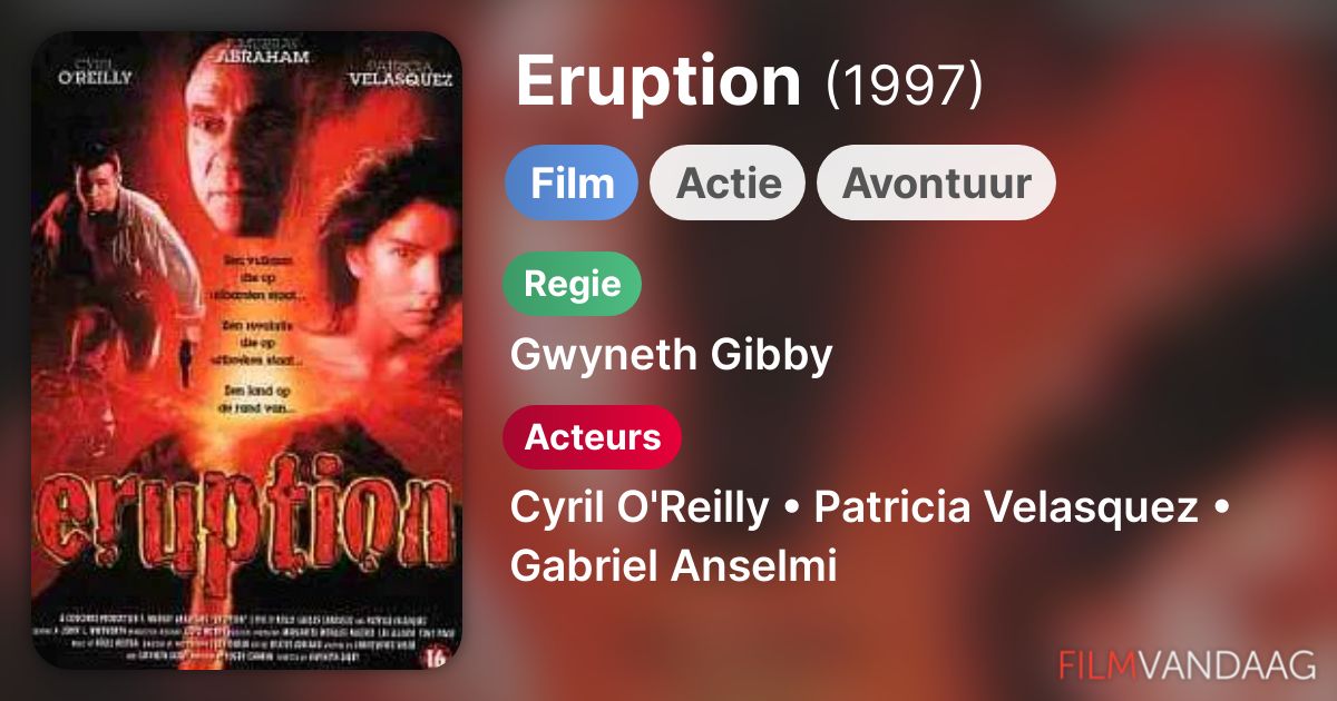 Eruption (film, 1997) - FilmVandaag.nl