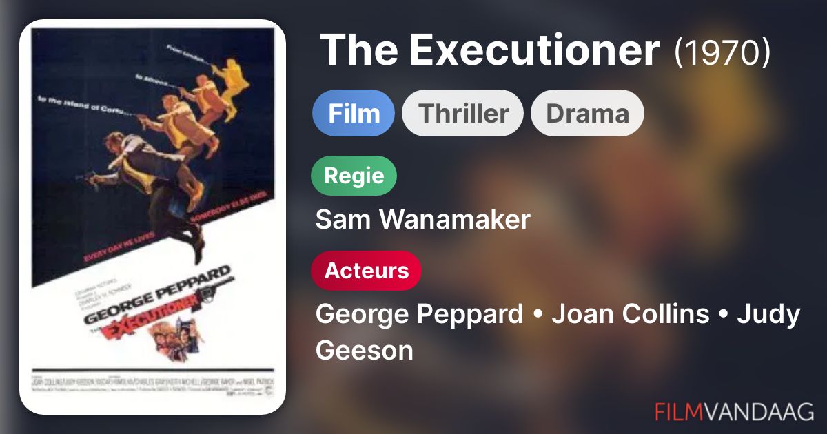 The Executioner (film, 1970) - FilmVandaag.nl