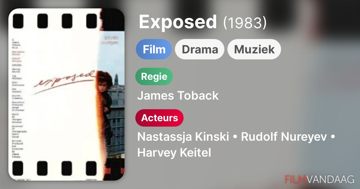 Exposed (film, 1983) - FilmVandaag.nl