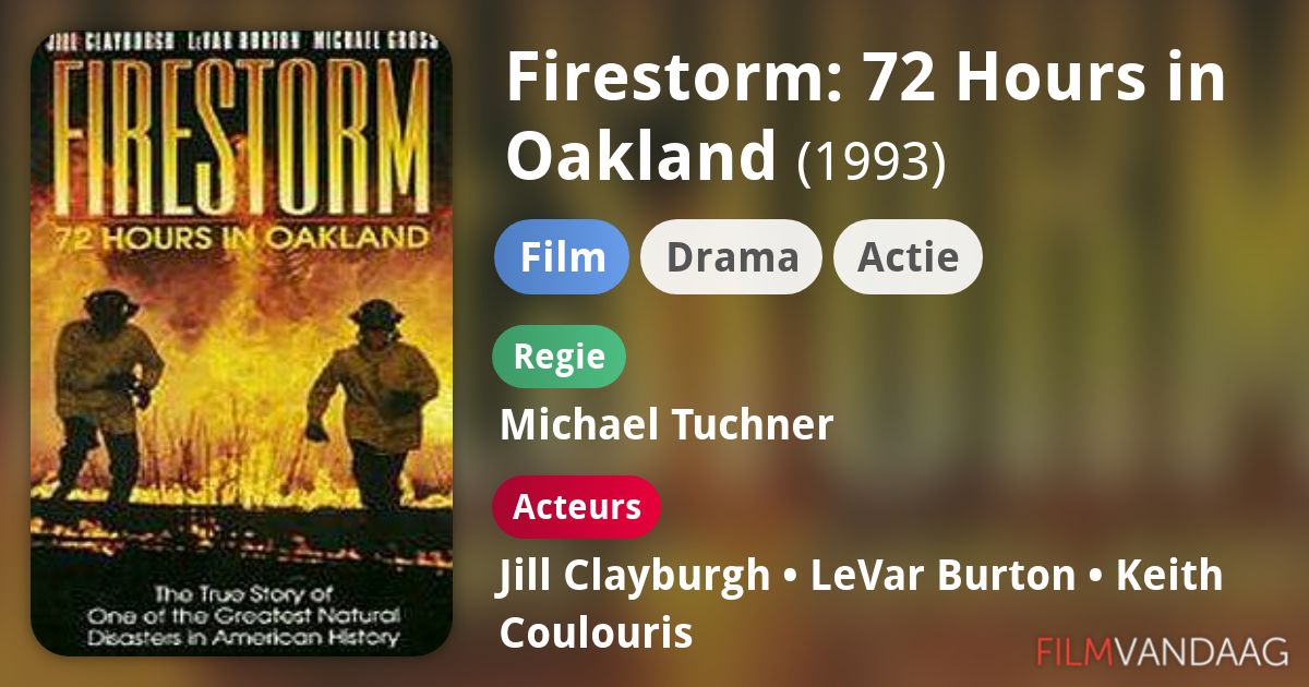 Firestorm: 72 Hours in Oakland (film, 1993) - FilmVandaag.nl