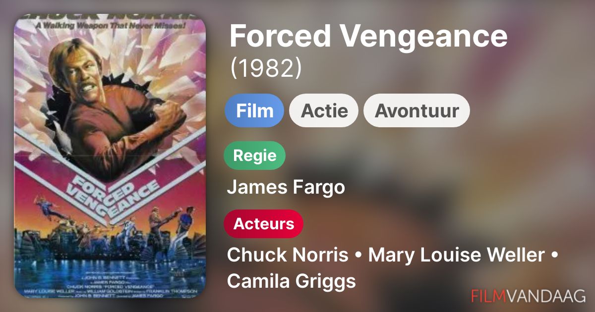 Forced Vengeance (film, 1982) - FilmVandaag.nl