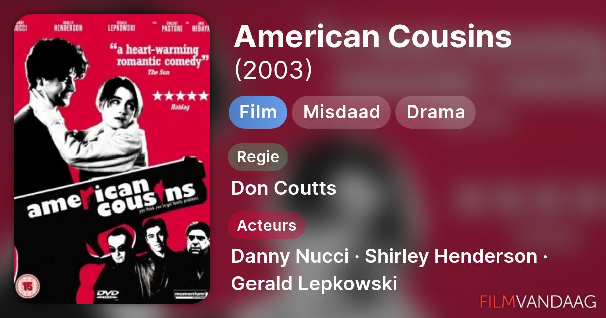 American Cousins Film 2003 Filmvandaag Nl