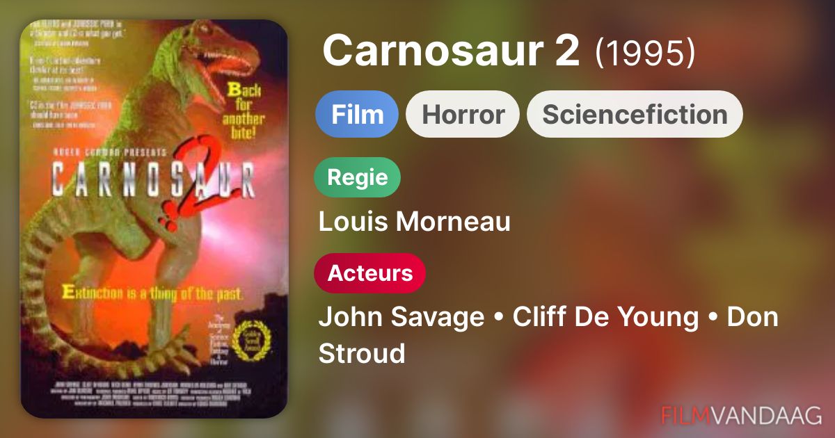 Carnosaur 2 (film, 1995) - FilmVandaag.nl
