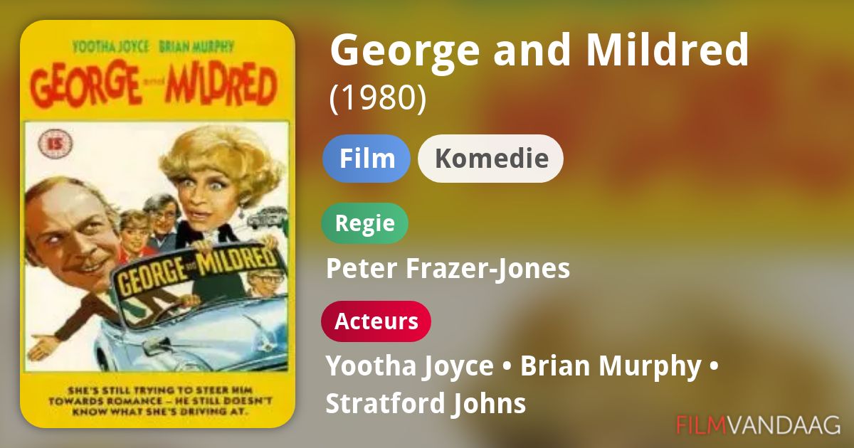 George and Mildred (film, 1980) - FilmVandaag.nl