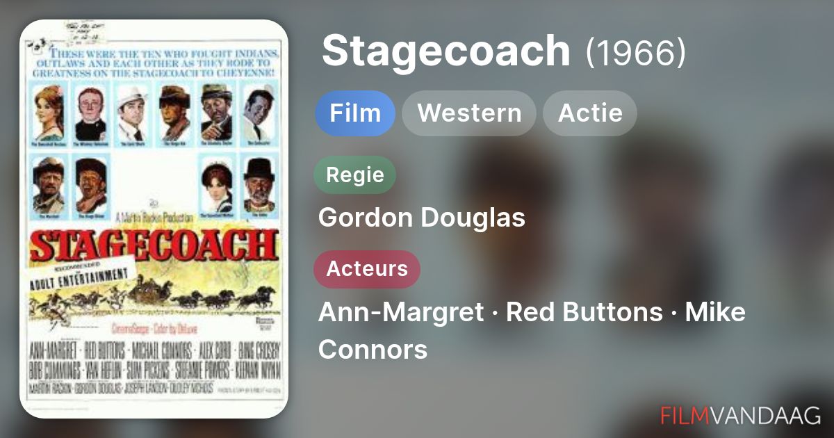 Stagecoach (film, 1966) - FilmVandaag.nl