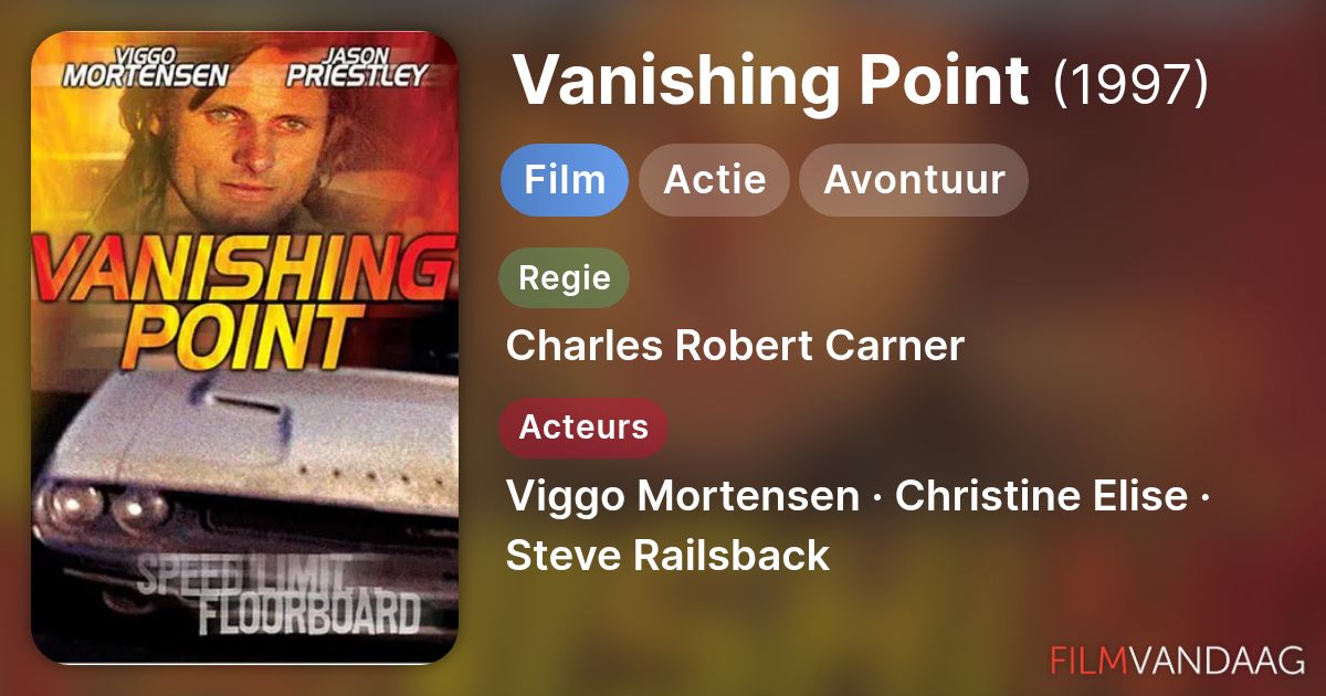 Vanishing Point (film, 1997) - FilmVandaag.nl