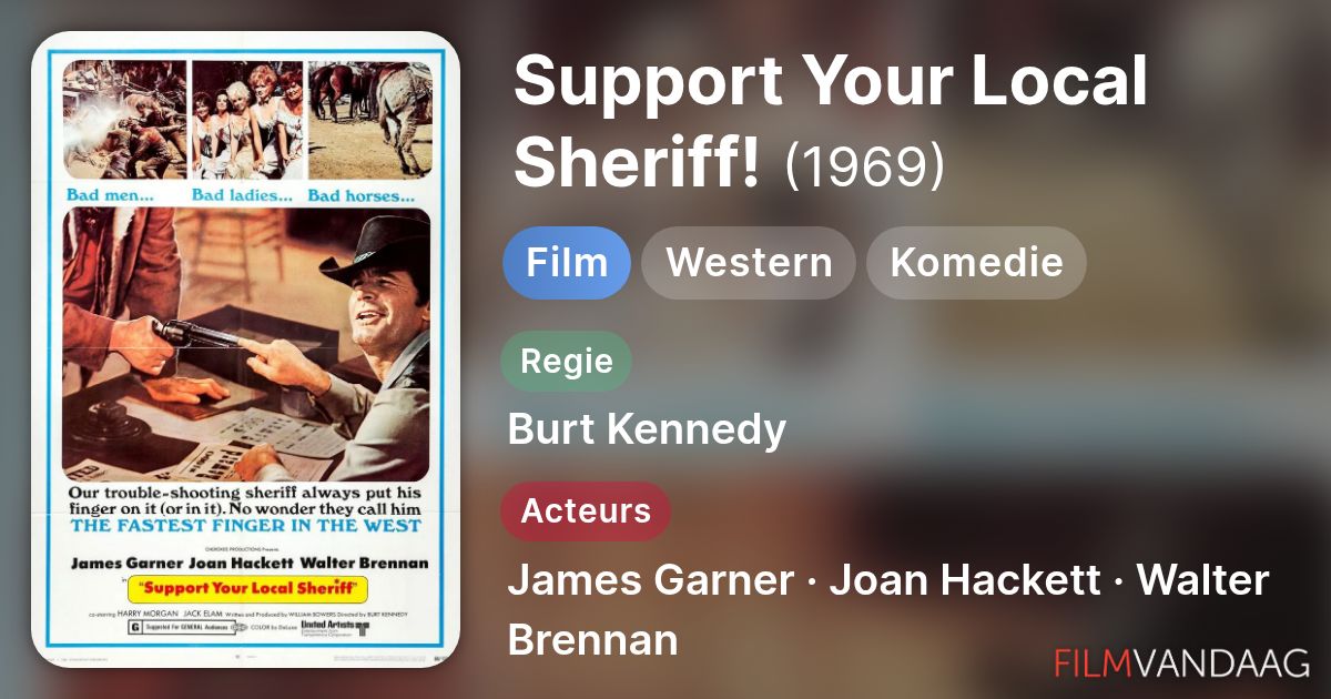 Support Your Local Sheriff! (film, 1969) - FilmVandaag.nl