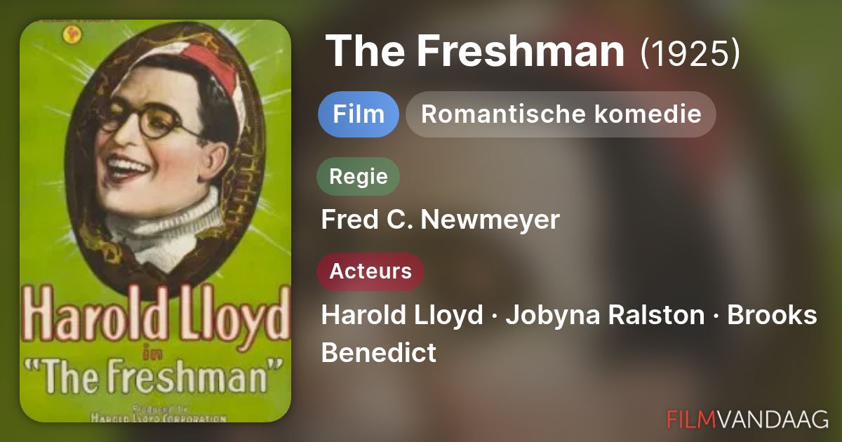 The Freshman (film, 1925) - FilmVandaag.nl