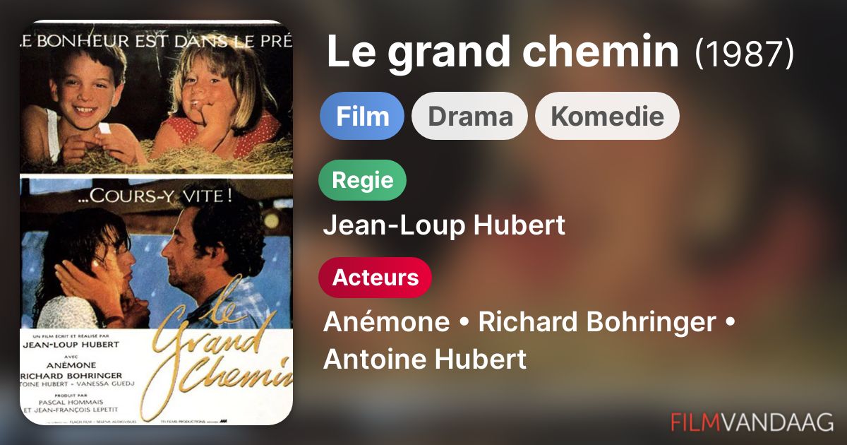 Le grand chemin (film, 1987) - FilmVandaag.nl