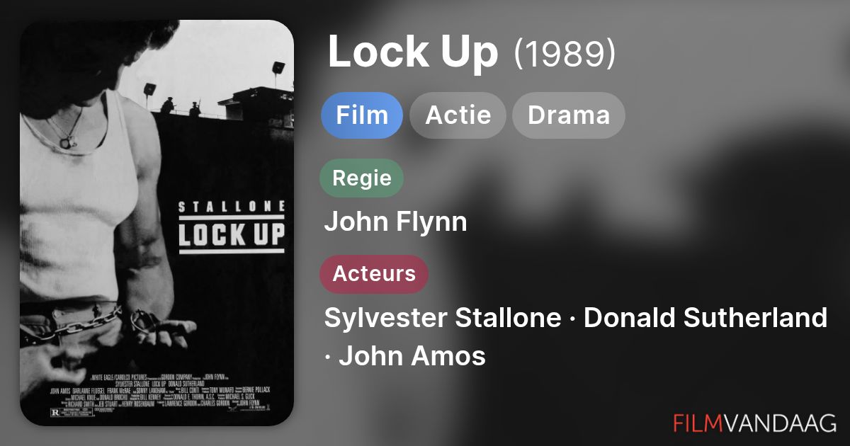 Lock Up (film, 1989) - FilmVandaag.nl