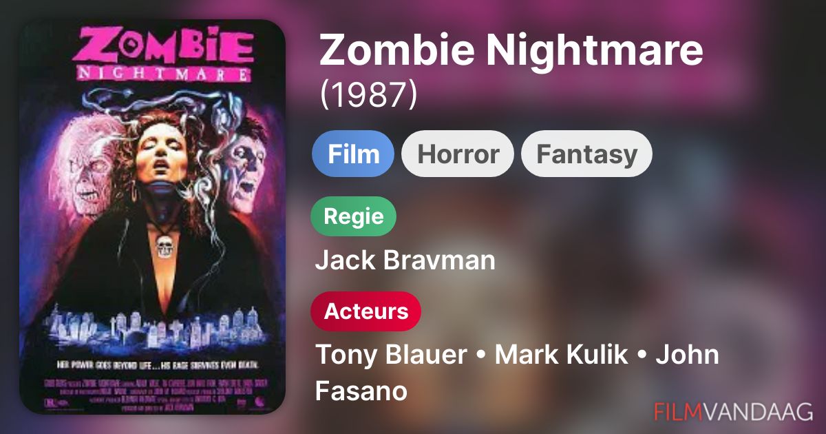 Zombie Nightmare (film, 1987) - FilmVandaag.nl