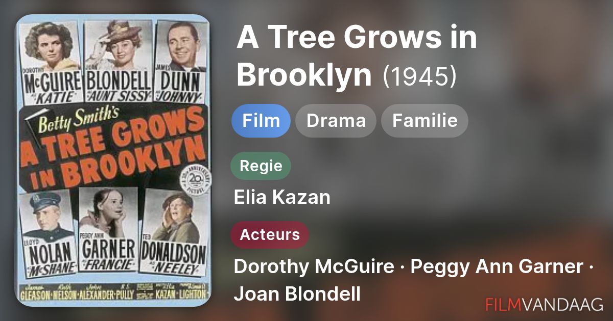 A Tree Grows in Brooklyn (film, 1945) - FilmVandaag.nl