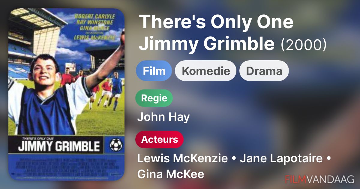 There's Only One Jimmy Grimble (film, 2000) - FilmVandaag.nl