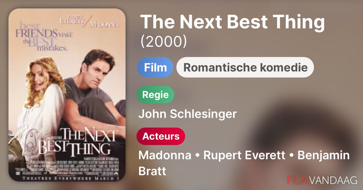 The Next Best Thing (film, 2000) - FilmVandaag.nl