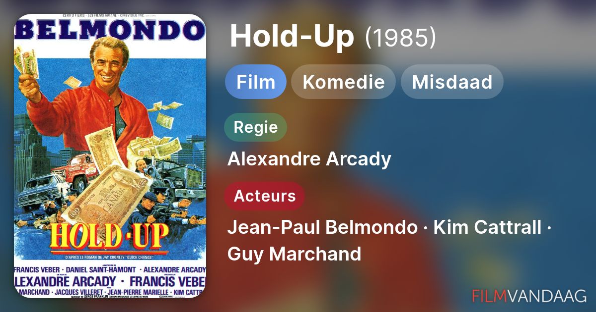 Hold-Up (film, 1985) - FilmVandaag.nl
