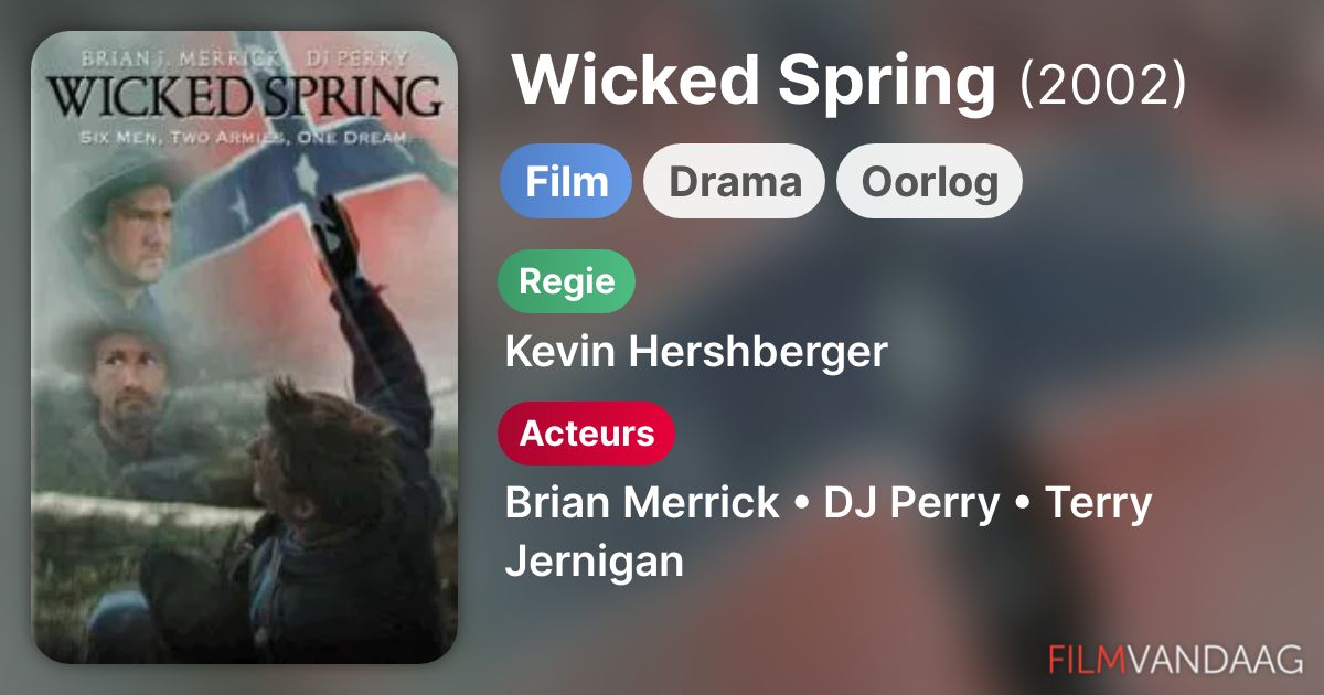Wicked Spring (film, 2002) - FilmVandaag.nl