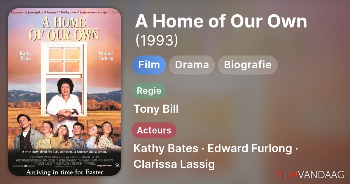 A Home of Our Own (film, 1993) - FilmVandaag.nl