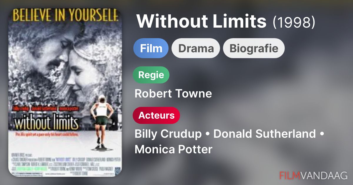 Without Limits (film, 1998) - FilmVandaag.nl
