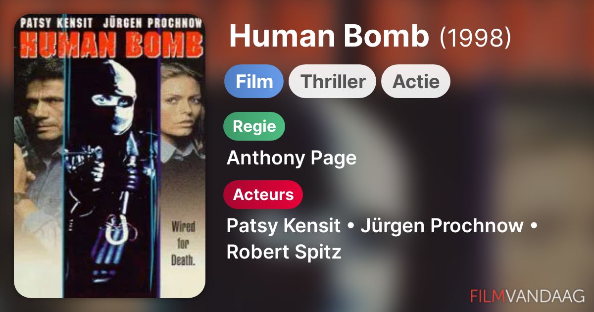 Human Bomb (film, 1998) - FilmVandaag.nl