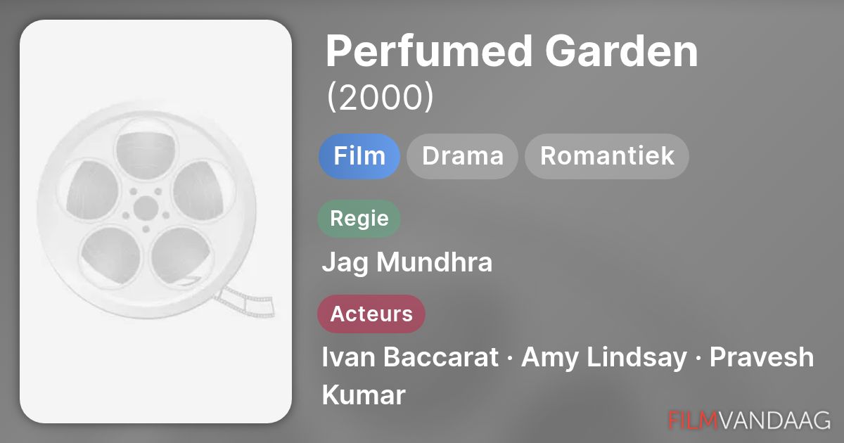 Perfumed Garden (film, 2000) - FilmVandaag.nl