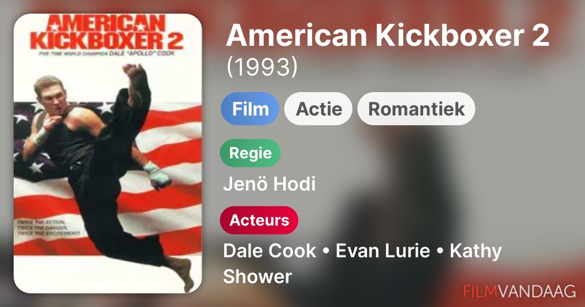 American Kickboxer 2 (film, 1993) - FilmVandaag.nl
