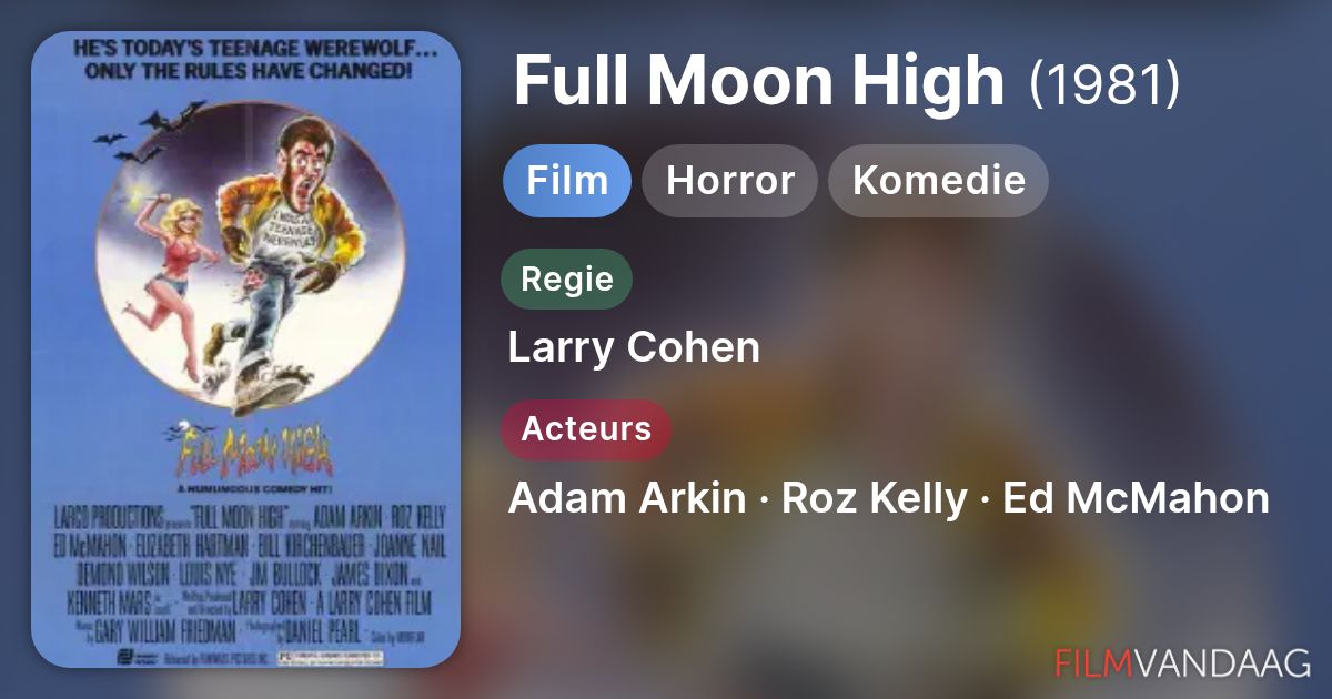 Full Moon High (film, 1981) - FilmVandaag.nl