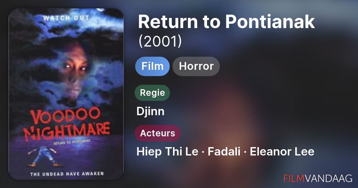 Return to Pontianak (film, 2001) - FilmVandaag.nl