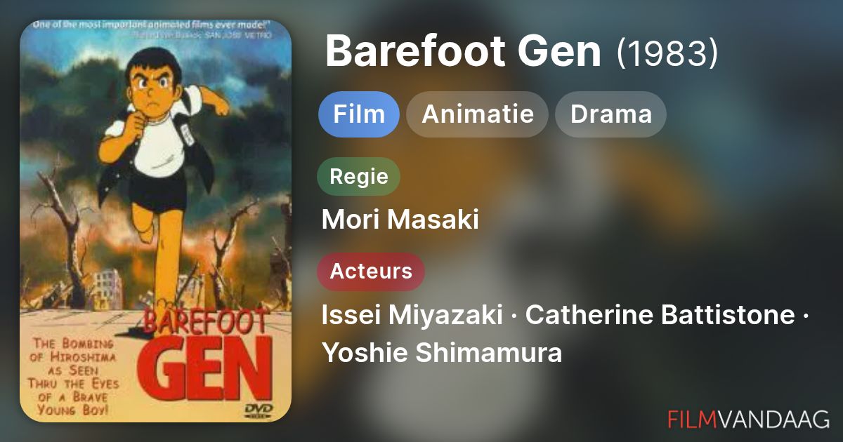 Barefoot Gen (film, 1983) - FilmVandaag.nl