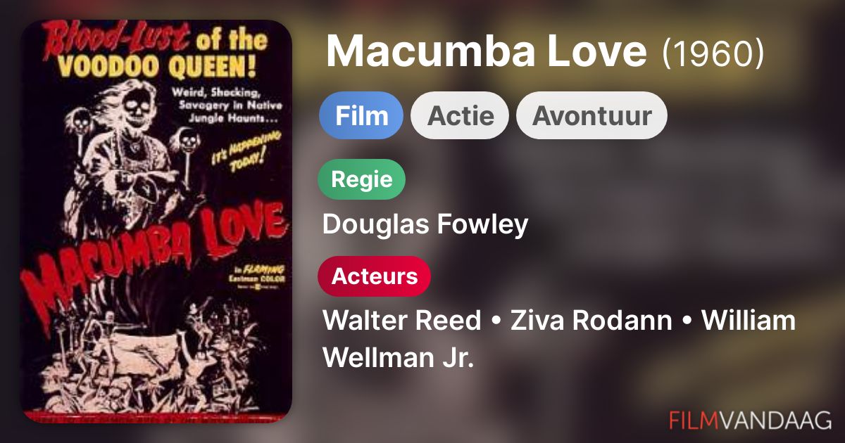 Macumba Love (film, 1960) - FilmVandaag.nl