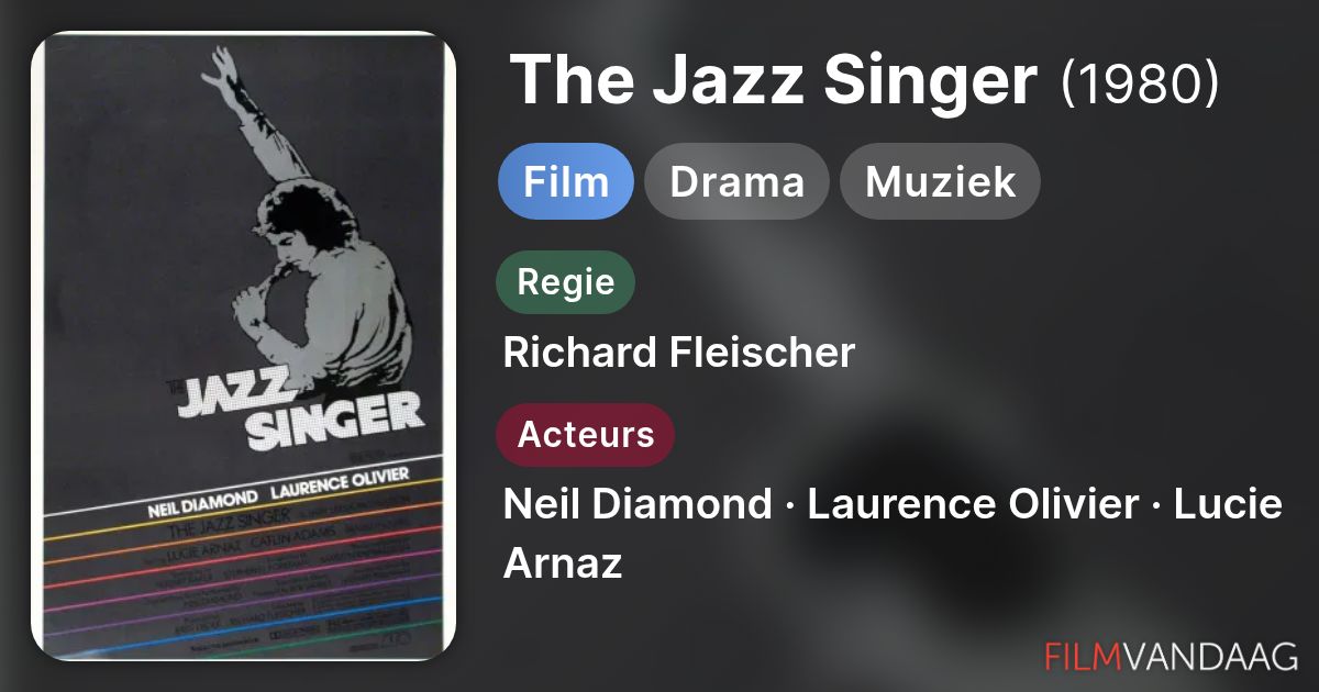 The Jazz Singer (film, 1980) kopen op dvd of blu-ray - FilmVandaag.nl