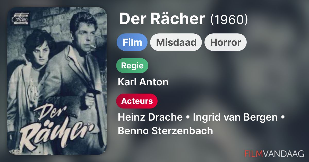 Der Rächer (film, 1960) - FilmVandaag.nl