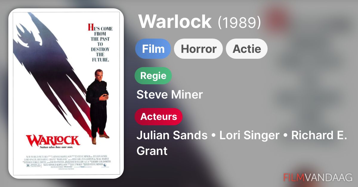 Warlock (film, 1989) - FilmVandaag.nl