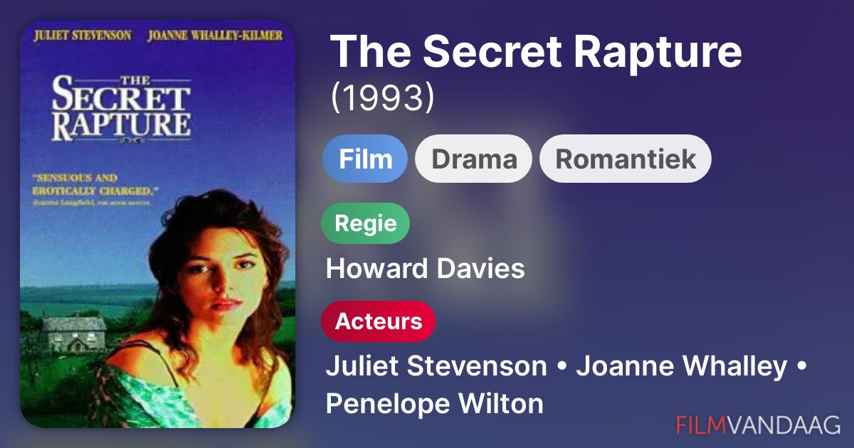 The Secret Rapture (film, 1993) - FilmVandaag.nl