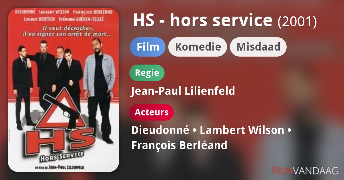 HS - hors service (film, 2001) - FilmVandaag.nl