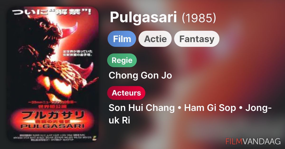 Pulgasari (film, 1985) - FilmVandaag.nl