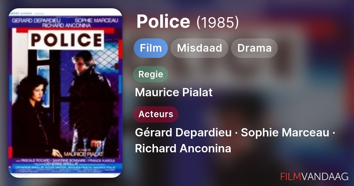 Police (film, 1985) - FilmVandaag.nl