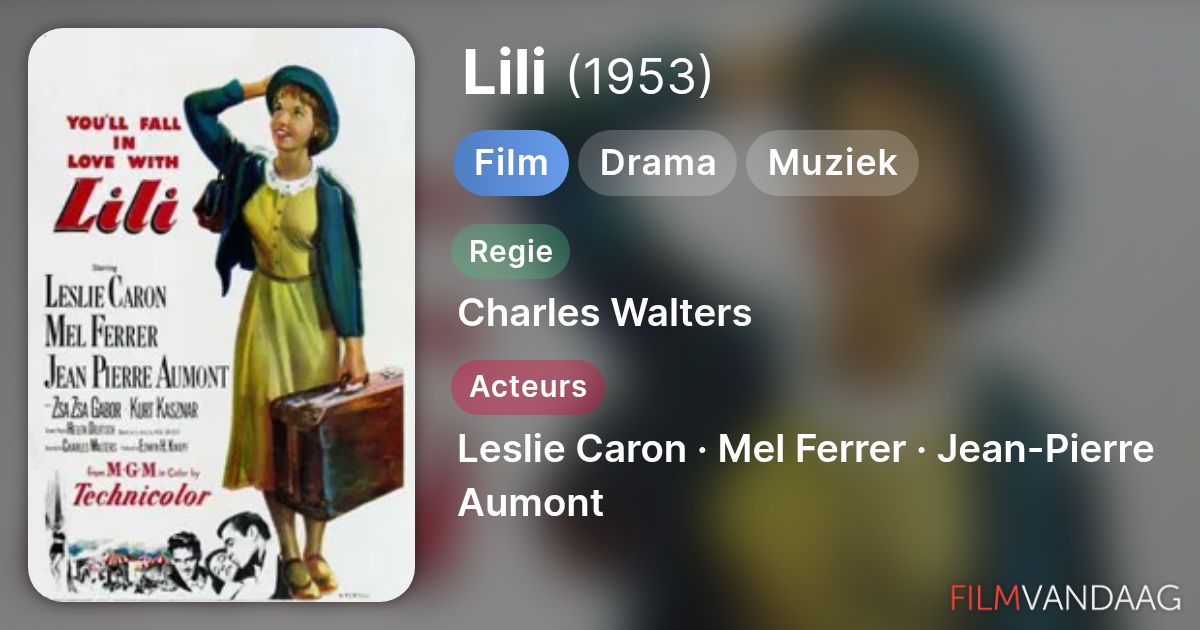 Lili (film, 1953) - FilmVandaag.nl