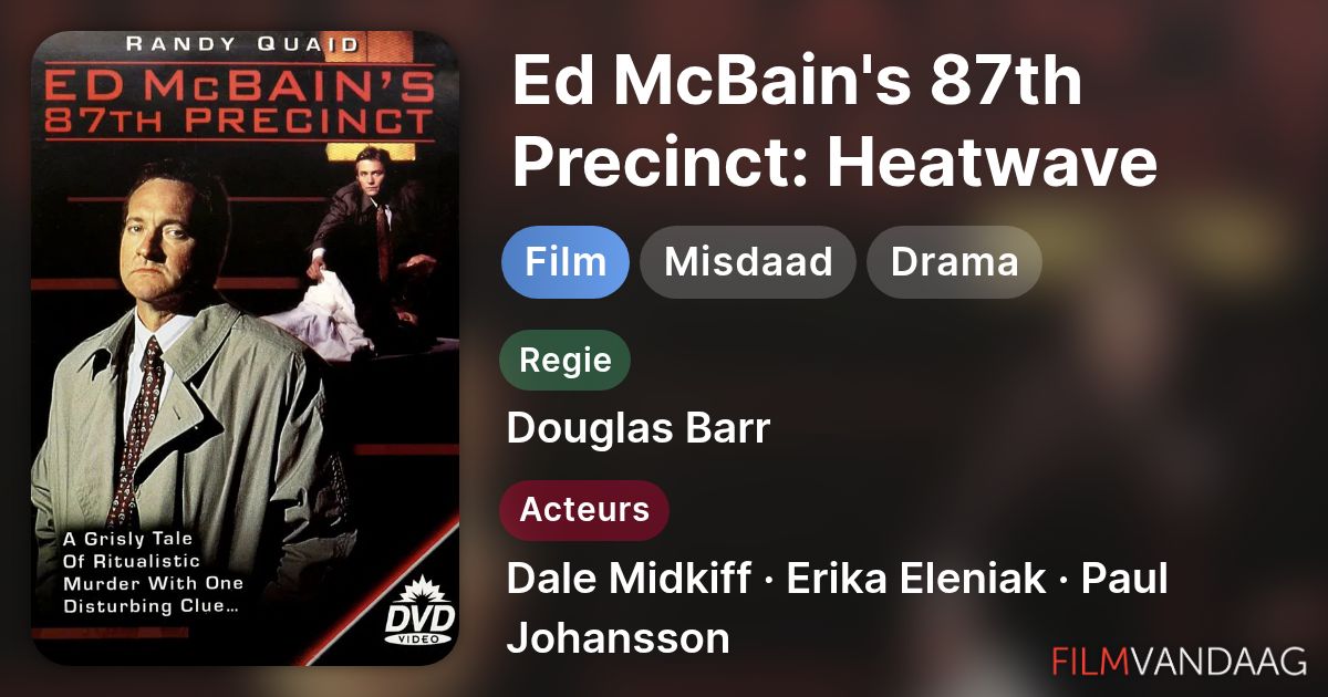Ed McBain's 87th Precinct: Heatwave (film, 1997) - FilmVandaag.nl