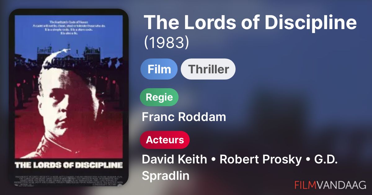The Lords of Discipline (film, 1983) - FilmVandaag.nl