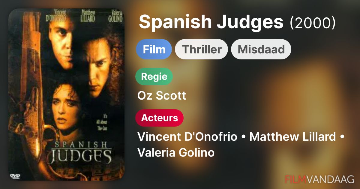 Spanish Judges (film, 1999) - FilmVandaag.nl