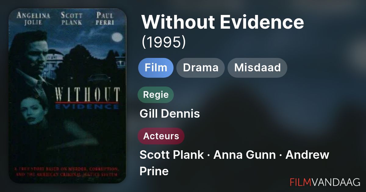 Without Evidence (film, 1995) Nu Online Kijken - FilmVandaag.nl