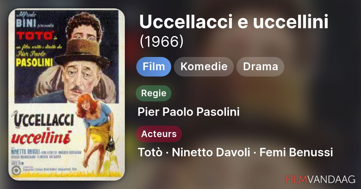 Uccellacci e uccellini (film, 1966) - FilmVandaag.nl
